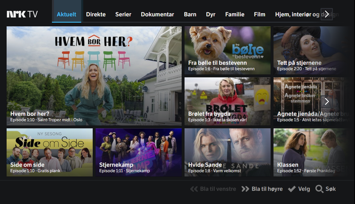 NRK TV – Hjelp og informasjon