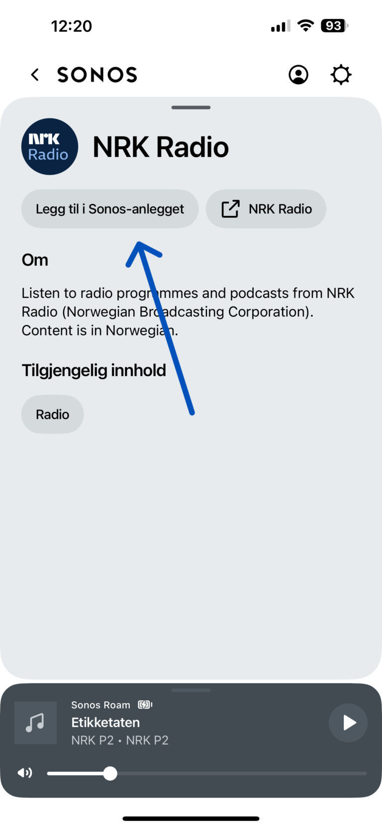 NRK Radio – Hjelp og informasjon