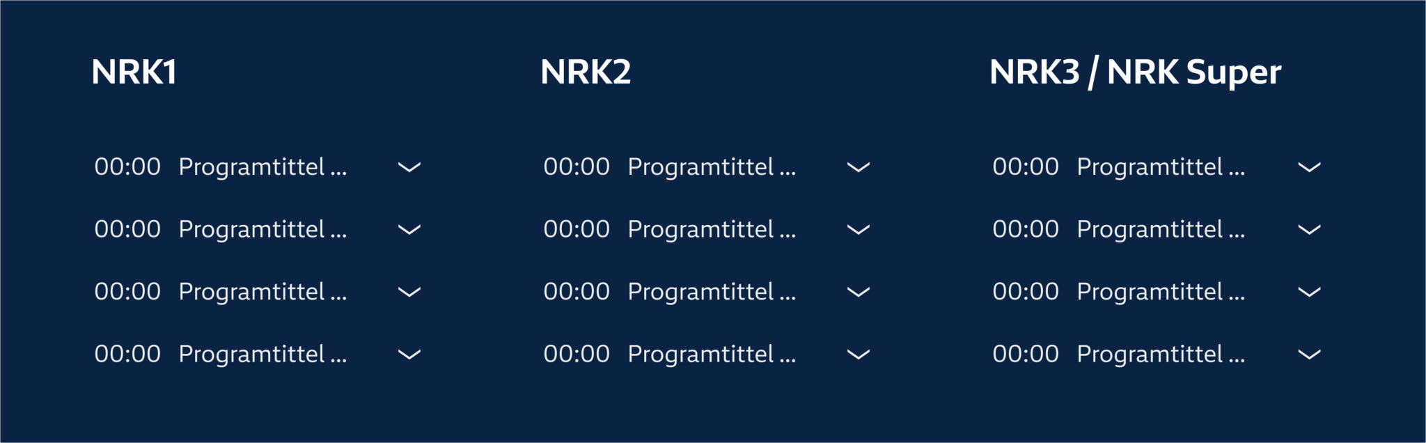 NRK TV-logoer – Hjelp og informasjon